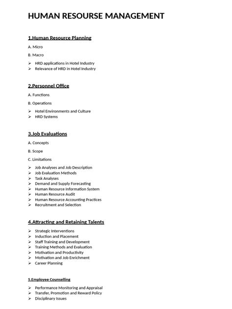 Human Resourse Management Pdf