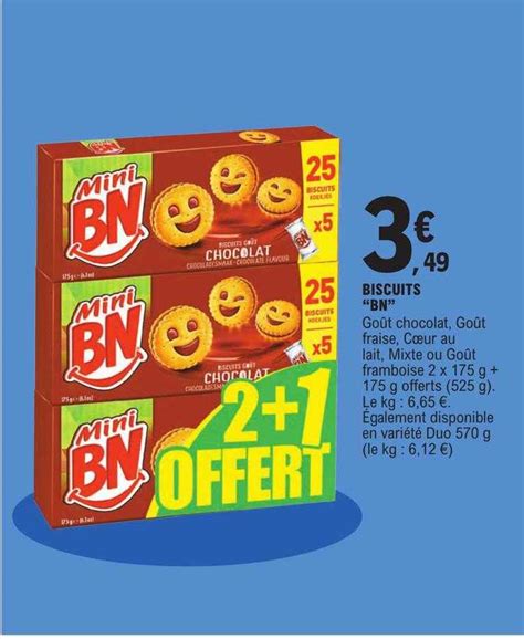 Promo Biscuits Bn Chez E Leclerc Icatalogue Fr