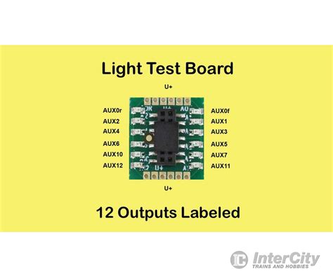 Nix Trains Ntz7 Add On Light Test Board For Decoder Buddy V1 And V5