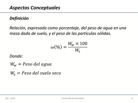 3 Uni Cec Contenido De Humedad Jc Pdf