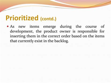Scrum Product Backlog Pptx Technology And Computing
