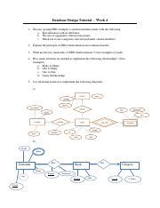 Database Design Tutorial Week4 Updtd 2016 Pdf Database Design Tutorial Week 4 1 Discuss