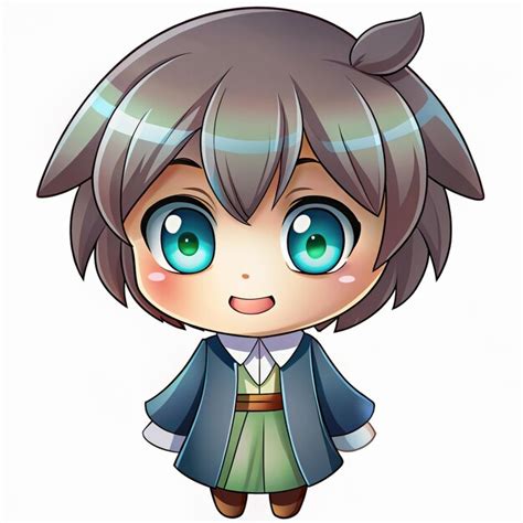 Chibi Kawaii Design Featuring Lovable Miniature Figures With Oversized Features And Playful