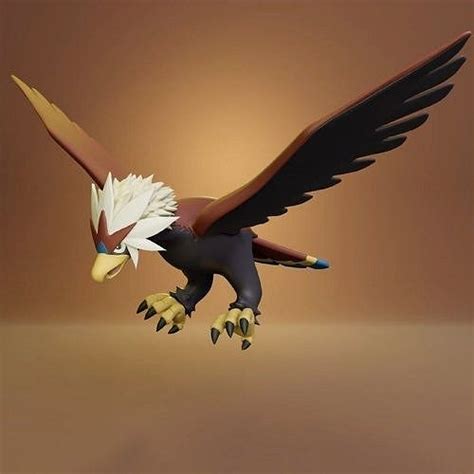 Pokemon Braviary 3d Model