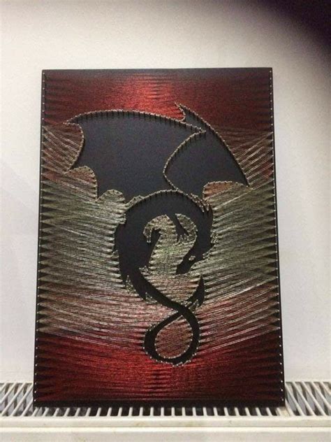 Dragon String Art By Lsd String Art