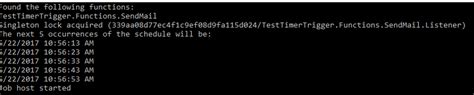 Azure C Webjob Timetrigger Not Firing Stack Overflow