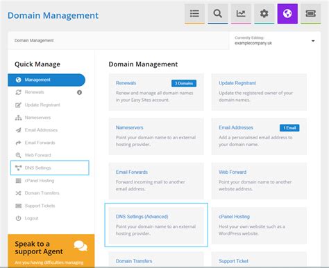 How To Change Dns Settings Easy Domains
