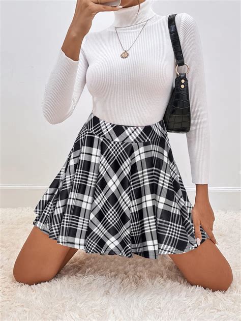 Schoolgirl Costume Sexy Lingerie Skirt Role Play Mini