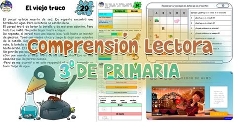 Comprensión Lectora 3º Primaria: Textos y Actividades