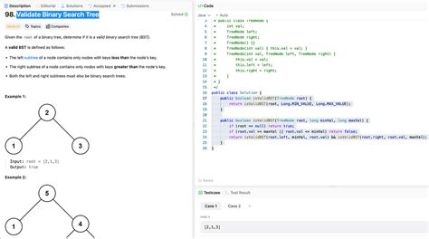Leetcode — Validate Binary Search Tree Martin Dai Medium