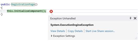 uwp randomly throwing system executionengineexception a fix pie