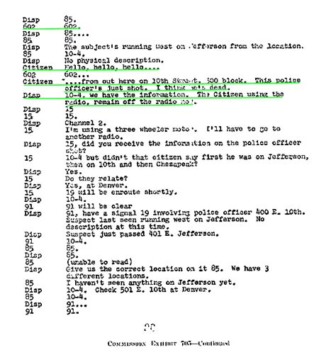 Dallas Police Transcripts