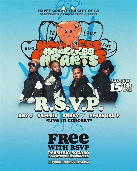 Free Randb Concert Ray J Bobby V Pleasure P Sammie And More At