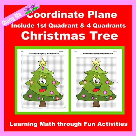 Easy Christmas Tree Coordinate Grid