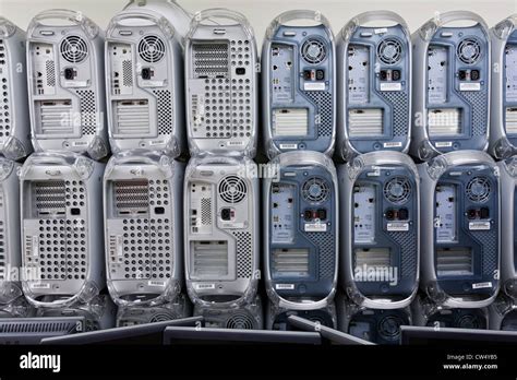 Outdated Corporate Computer Equipment Slated For Recycling Stock Photo Alamy
