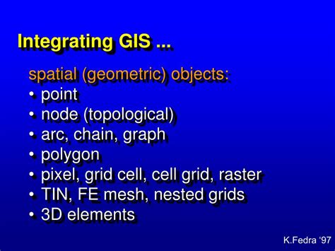 Ppt Integrating Gis And Environmental Models Powerpoint Presentation Id 1309907