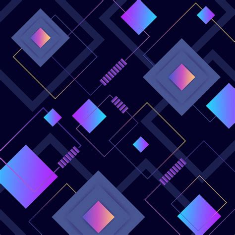 기하학적 컴퓨터 일러스트 배경화면 벡터 Freepik에서 무료 고품질 벡터를 다운로드하세요 Freepik