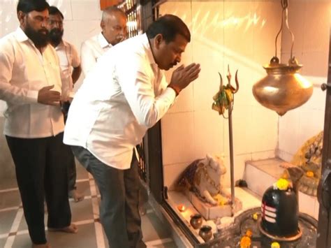 Prakash Sambhaji Shinde Urges Voters To Support Cm Eknath Shinde In