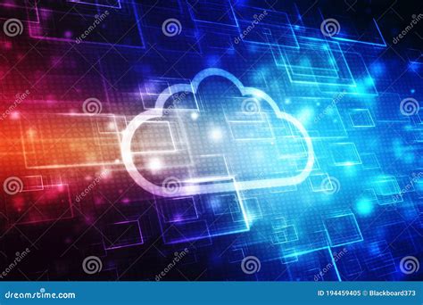 Cloud Computing Concept Cloud Computing Technology And Internet Big Data Network Background