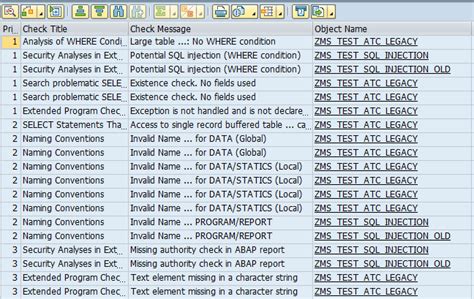 Remote Code Analysis In Atc Working With Baselin Sap Community