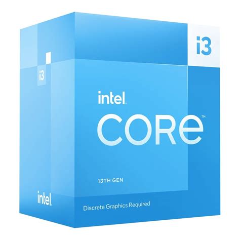 ซีพียู Intel Cpu Core I3 13100f 34 Ghz 4c8t Lga 1700