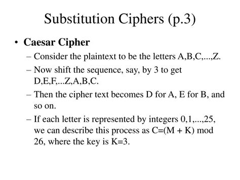 Ppt Substitution Ciphers Powerpoint Presentation Free Download Id