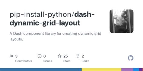 Github Pip Install Pythondash Dynamic Grid Layout A Dash Component
