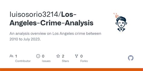 Github Luisosorio3214los Angeles Crime Analysis An Analysis
