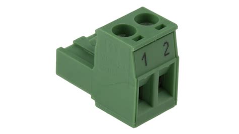 1758364 Phoenix Contact 5 08mm Pitch 2 Way Pluggable Terminal Block Plug Plug In Screw