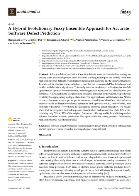 Pdf A Hybrid Evolutionary Fuzzy Ensemble Approach For Accurate
