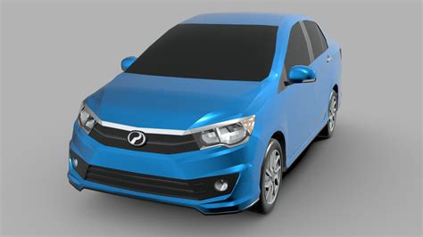 Perodua Bezza B300 (2016) - 3D model by nz7 [e733203] - Sketchfab