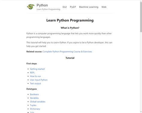 给初学者推荐的 个Python免费学习网站赶紧收藏吧 编程