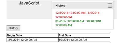 C Populate A Table From A Database Using Javascript From A Jquery Ui