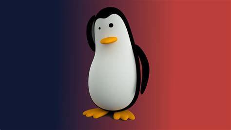 Linux K Penguin Tux HD Wallpaper