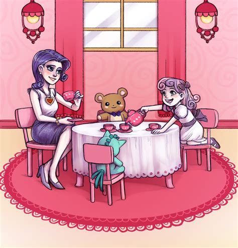Rarity And Sweetie Belle By Courtneygodbey On Deviantart