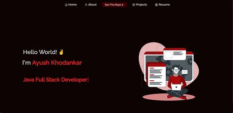 Github Ayushkhodankar Portfolio Personal Portfolio Built In Reactjs