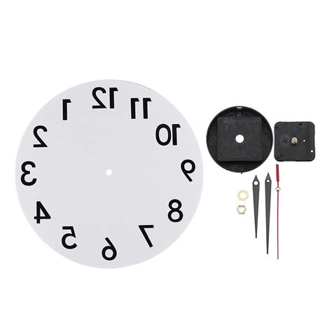 3d Diy Reverse Anti Wall Clock Modern Backwards Ti Grandado