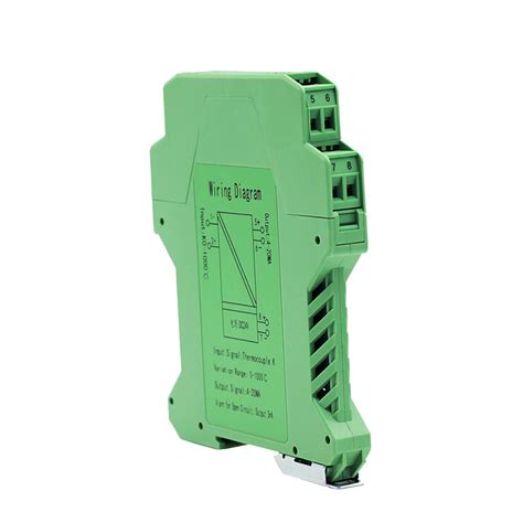 35mm DIN Rail Mounting K S T Thermocouple Signals Input Transmitter DC24V AC220V Customized