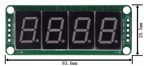 Mod 74hc595 B Four Red Seven Segment Display Breakout Board