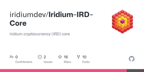 GitHub Iridiumdev Iridium IRD Core Iridium Cryptocurrency IRD Core