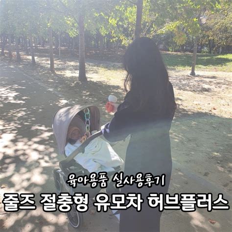 줄즈 절충형 유모차 허브플러스 7개월 실사용 솔직후기w 장단점 네이버 블로그