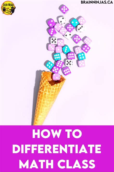 How To Differentiate Math Lessons Ninja Notes