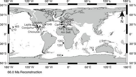 Figure 1 From Oceanic Productivity After The Cretaceouspaleogene Impact Where Do We Stand The