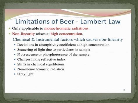 Beer Lamberts Law Pptx