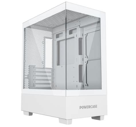 Компьютерный корпус Powercase Vision Micro M White Cvmmw L0 белый Midi Tower Micro Atx