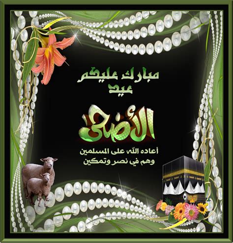 من تصميمي صور تهنئة بمناسبة عيد الأضحى المبارك أعاده الله عليكم بالخير