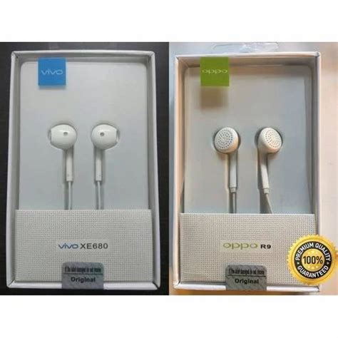 Vivo And Oppo White Mobile Earphone Oppo R And Vivo Xe At Rs In Mumbai
