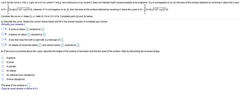 Solved Let C Be The Curve X F T Y G T For Astsb Chegg
