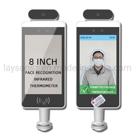 8 Facial Recognition Camera With Infrared Thermal Imaging Temperature Measurement Fever