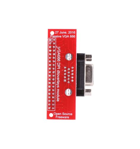 Raspberry Pi Vga666 Dpi Module Gert Vga Adapter
